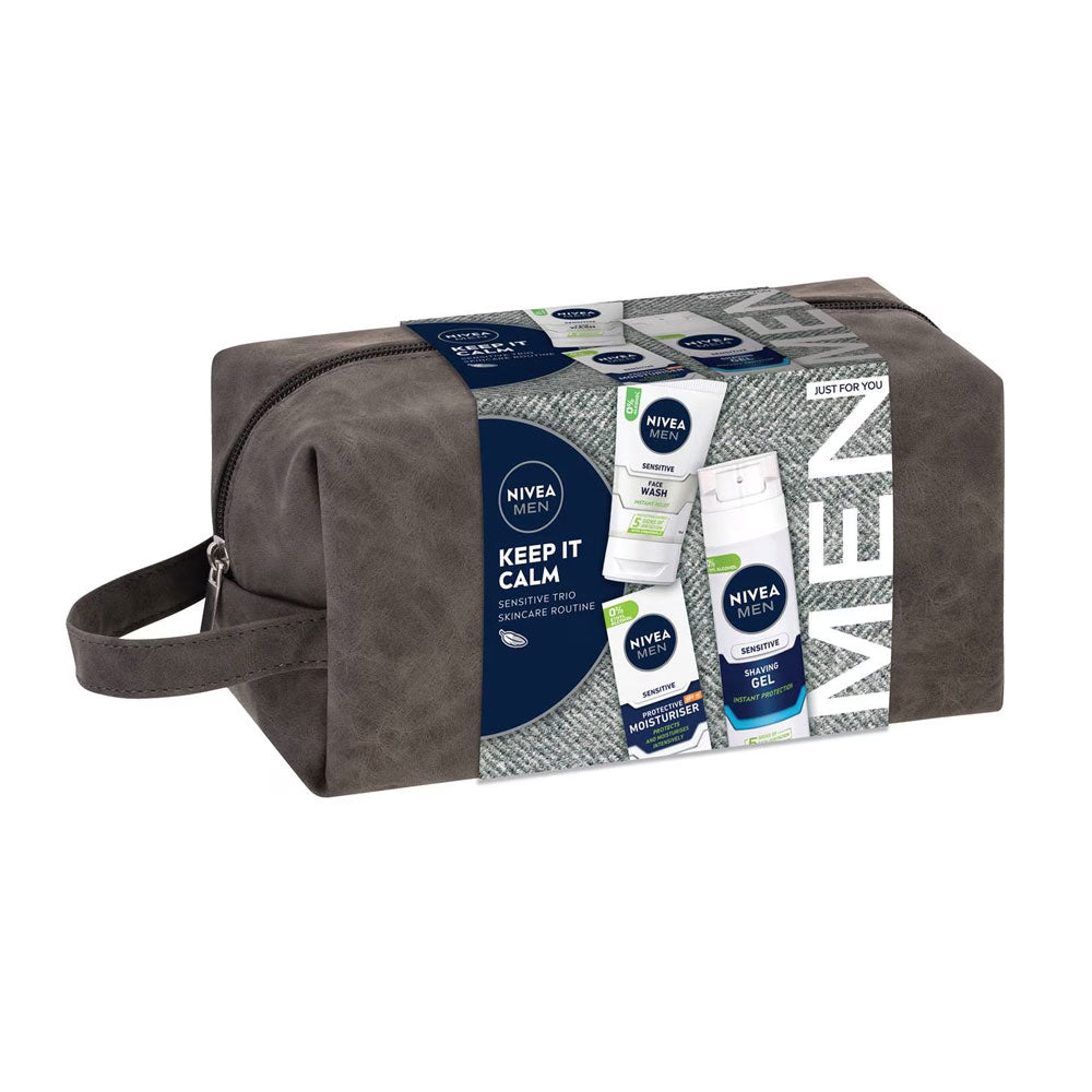 Nivea Men Gift Bag Sensitive Trio Skin Routine – Cosmetic Capital