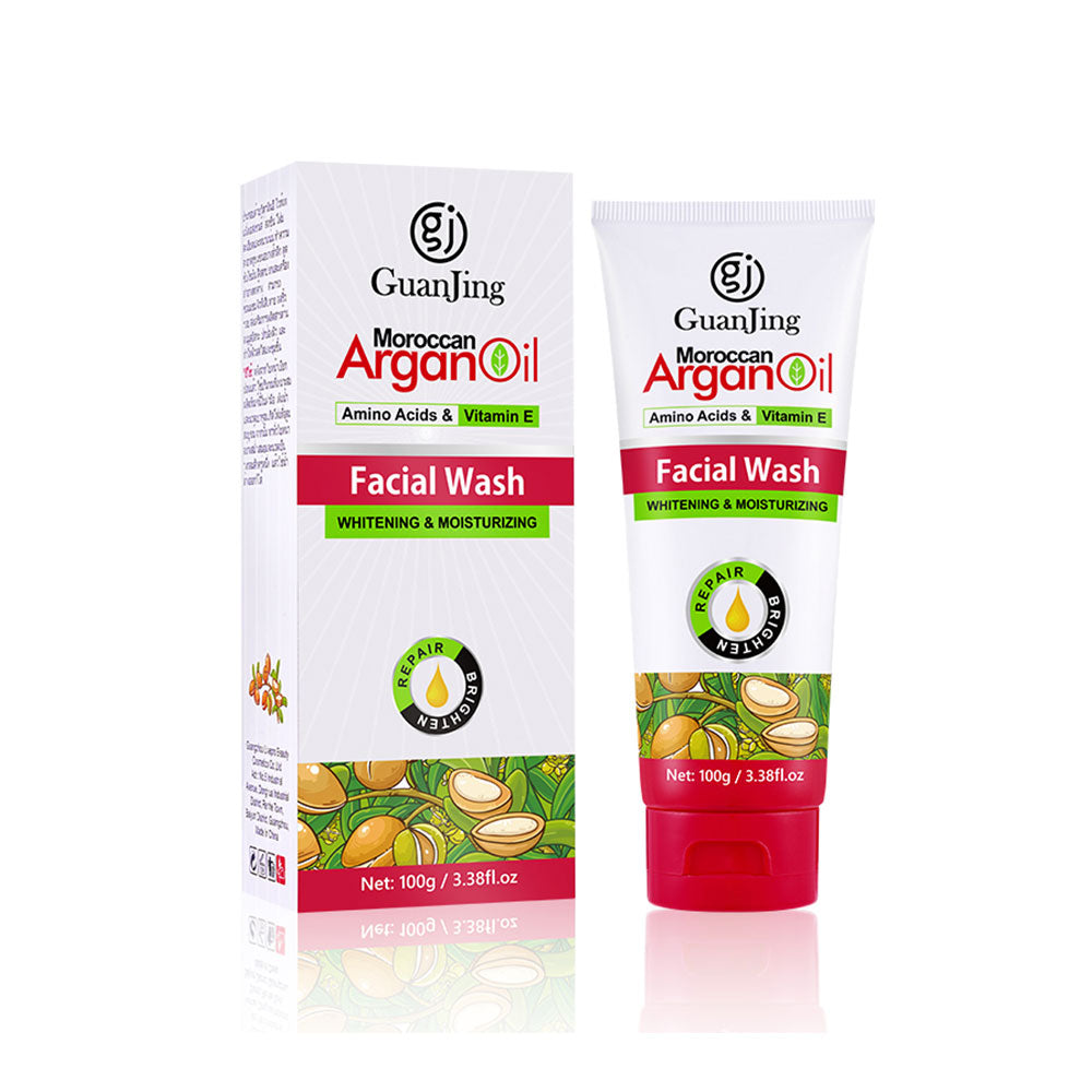 Guan Jing Amino Acids & Vitamin E Argan Oil Facial Wash 100g – Cosmetic ...