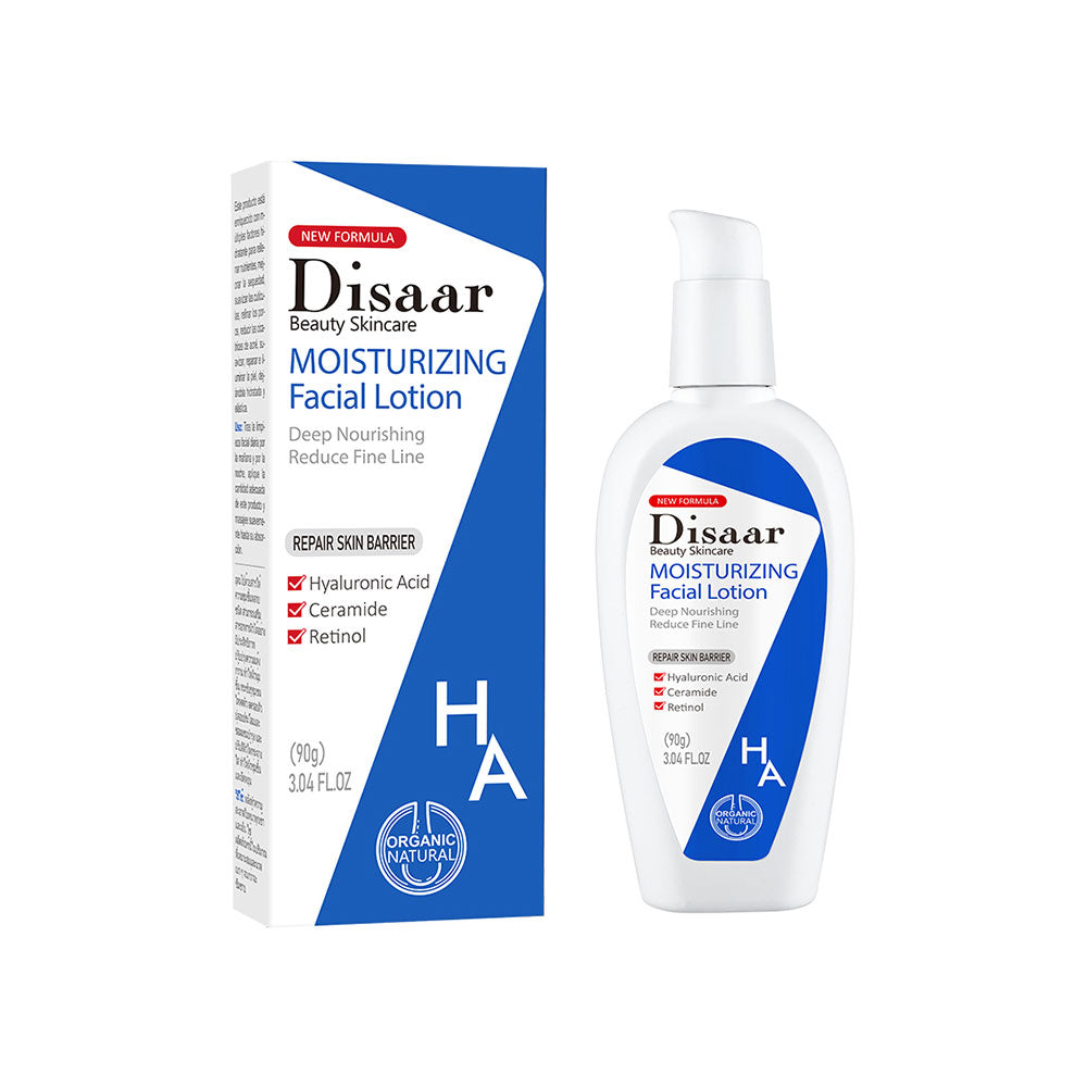 Disaar Moisturizing Hyaluronic Acid, Ceramide & Retinol Facial Lotion ...