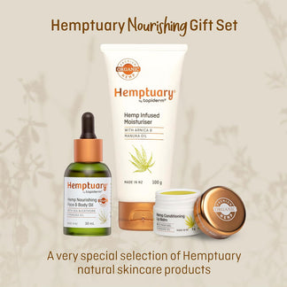 Hemptuary 3pc Gift Pack (Oil, Lip Balm & Moisturiser) - Short Dated ...