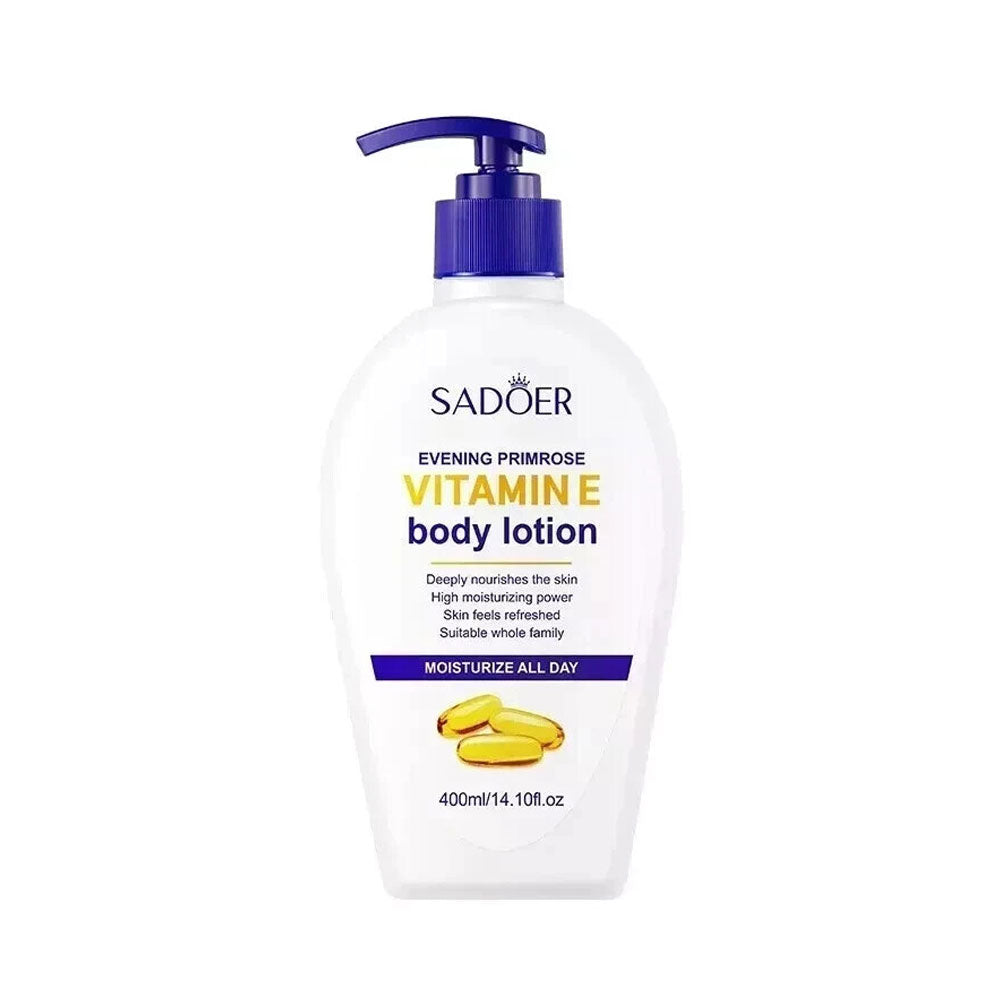 Sadoer Evening Primrose Vitamin E Body Lotion 400ml – Cosmetic Capital