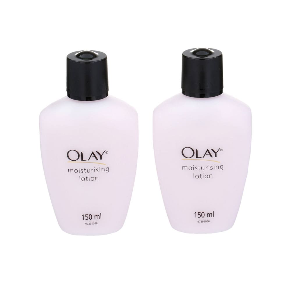 Olay Moisturising Lotion With Coconut Oil & Castor Seed Oil 2x150ml ...
