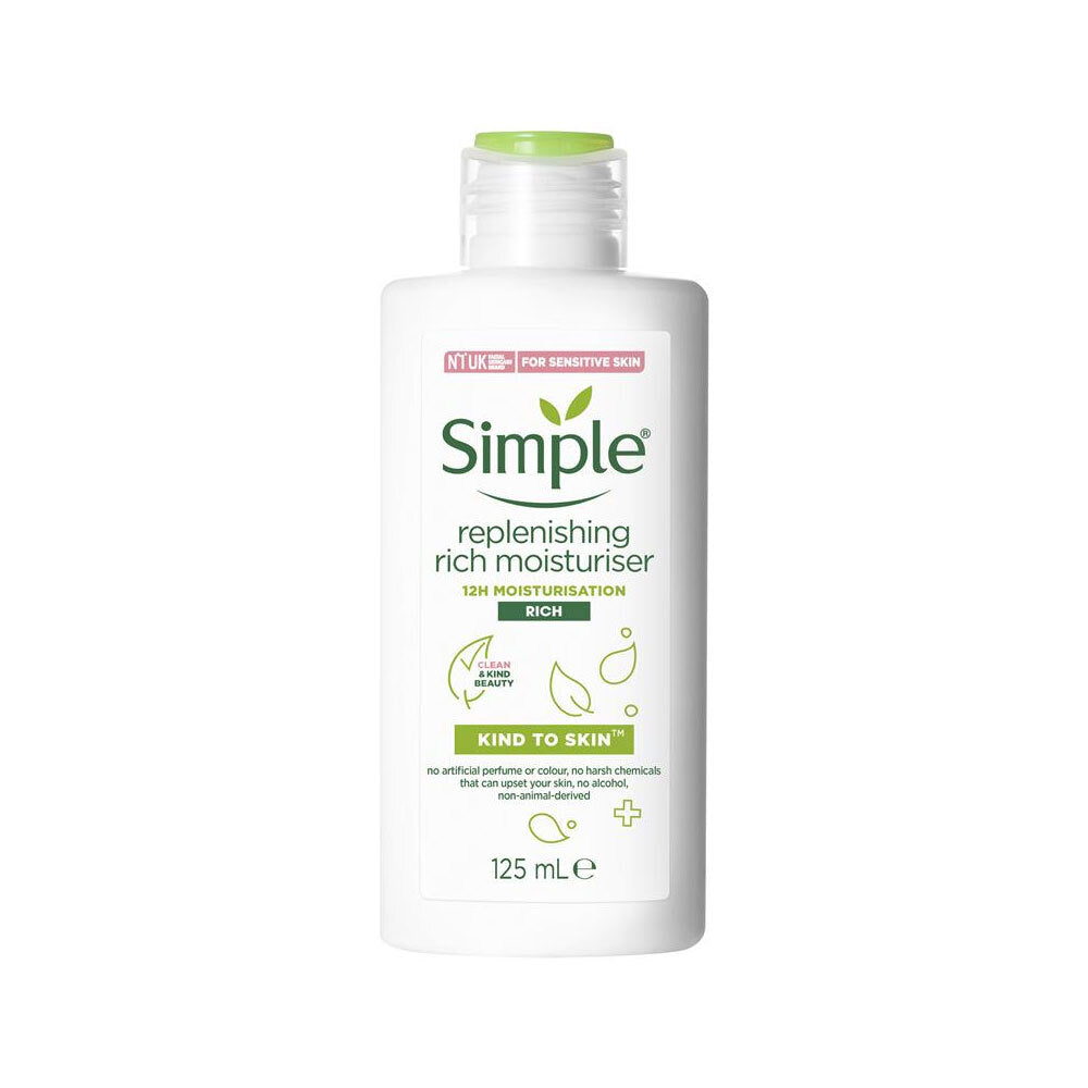 Simple Replenishing Rich Moisturiser 125ml – Cosmetic Capital
