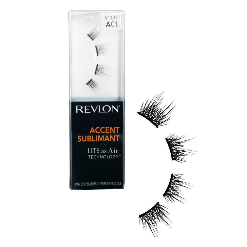 Revlon Accent Eyelashes A01 1 pair – Cosmetic Capital