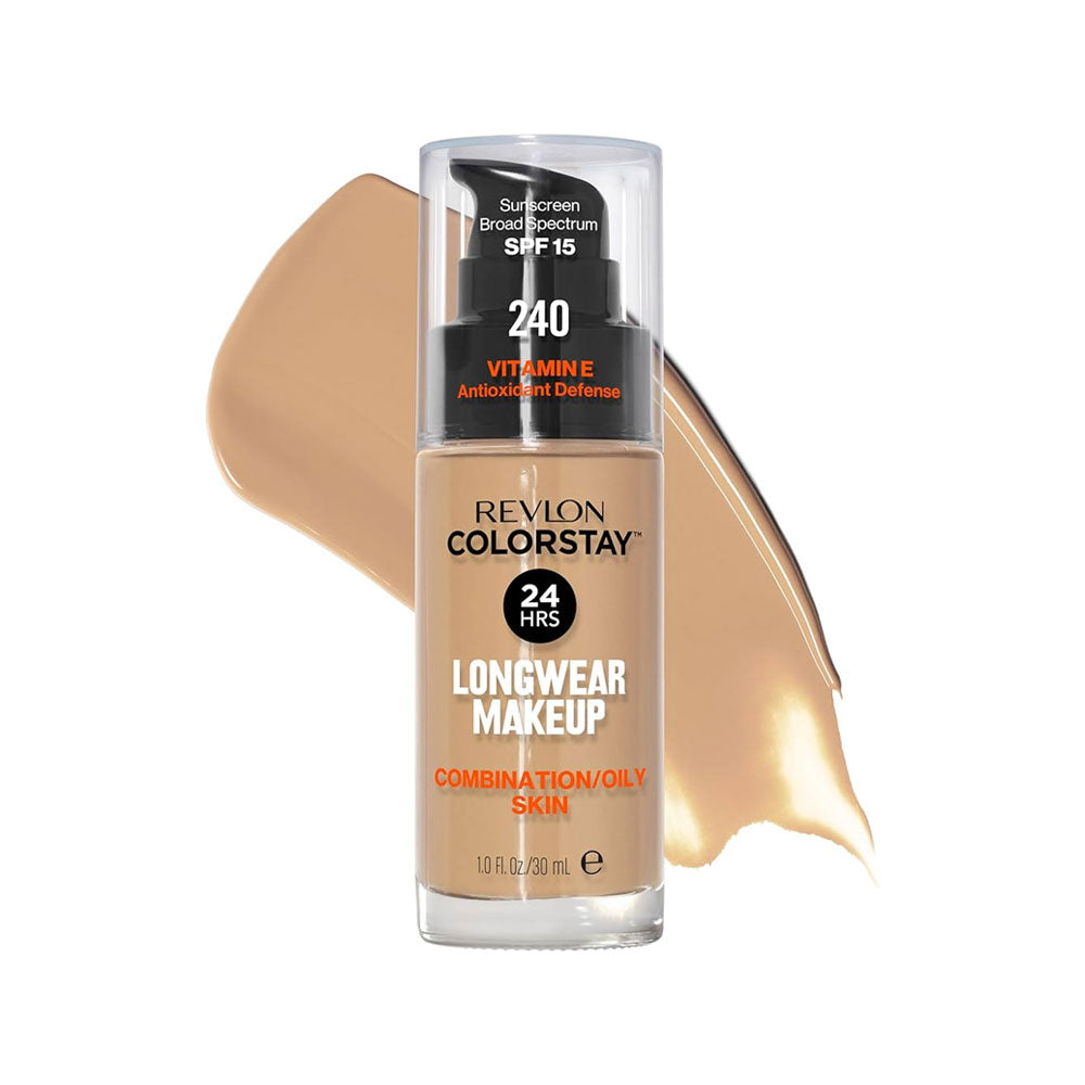 Revlon ColorStay Makeup Combination/Oily Skin 240 Medium Beige SPF 15 ...